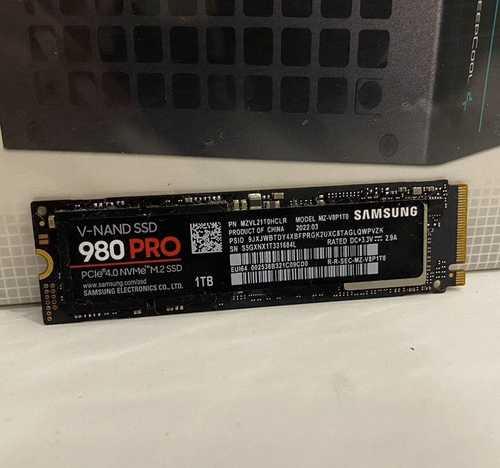 Жесткий диск SSD M.2 Samsung 980 PRO, 1 Тб