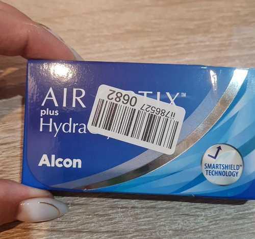 Конт. линзы alcon air optix plus hydraglyde -3,75