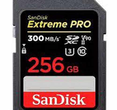 Карта памяти SanDisk sdxc 256GB Extreme PRO UHS-II