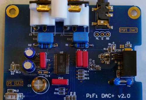 Raspberry pi. Плата расширения Pi Fi Dac+ PCM5122