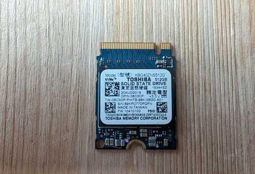 SSD Toshiba m2 2230 NVMe 512gb