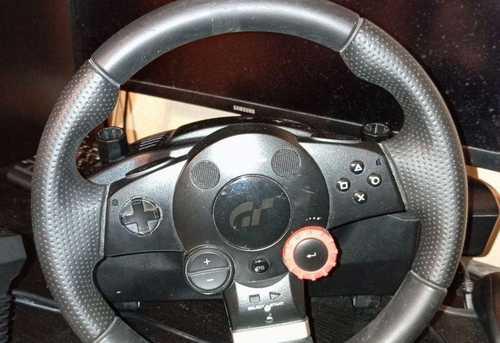 Игоровой руль Logitech driving force gt