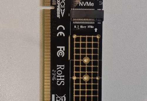 Плата расширения M.2 nvme на PCIx16