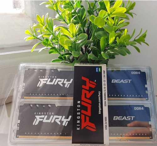 Оперативная память Fury ddr4 16Gb 3200mgz