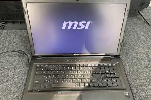 Игровой ноутбук MSI 17 Core i5 12gb