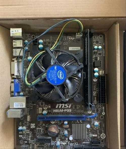 Связка i5 4460 + Msi H81M-P33 + 4 гб озу