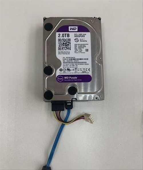Жесткий диск WD Purple 2tb (0042, 162)