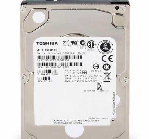 HDD Toshiba AL13SEB600 600 SAS 2,5