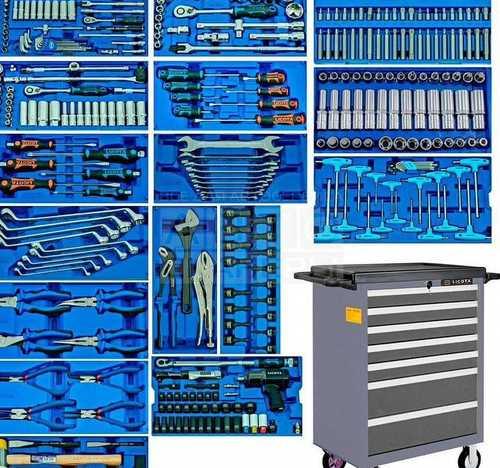 Набор инструментов телега инструментальная 366 пр