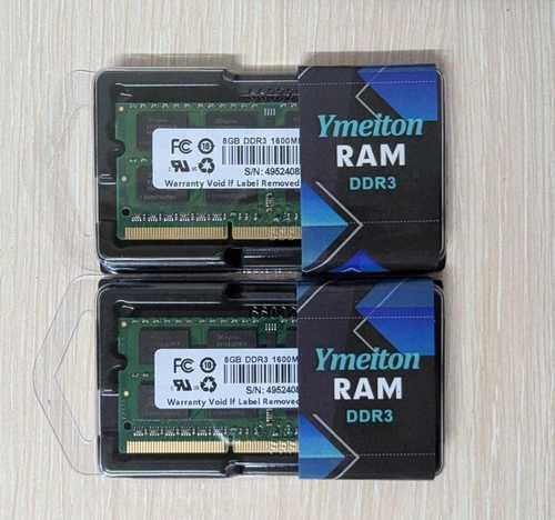 Оперативная память для ноутбука ddr3l 2x8gb