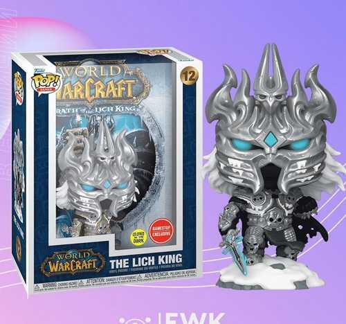 Funko POP lich king (Светящийся) world OF warcraft