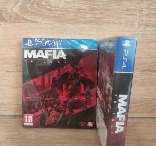 Игры на диске ps4 ps5 mafia trilogy