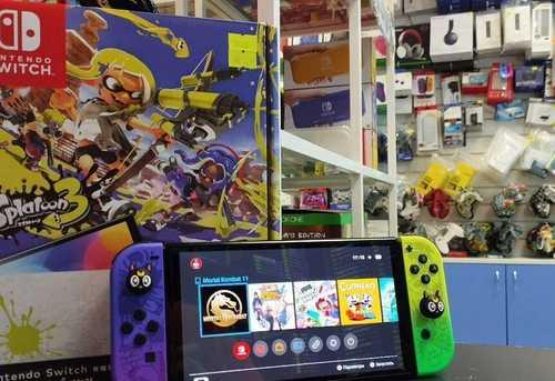 Nintendo switch oled splatoon 3 edition