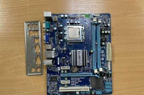 Комплект s775 Core 2 DUO E4400 + MB Gigabyte DDR3