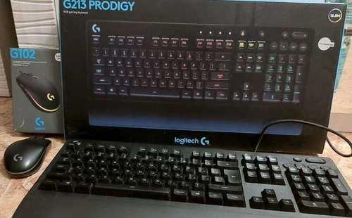 Logitech G102 Lightsync + G213 Prodigy