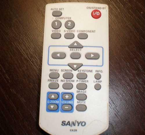 Пульт ду Sanyo cxzr для проекторов