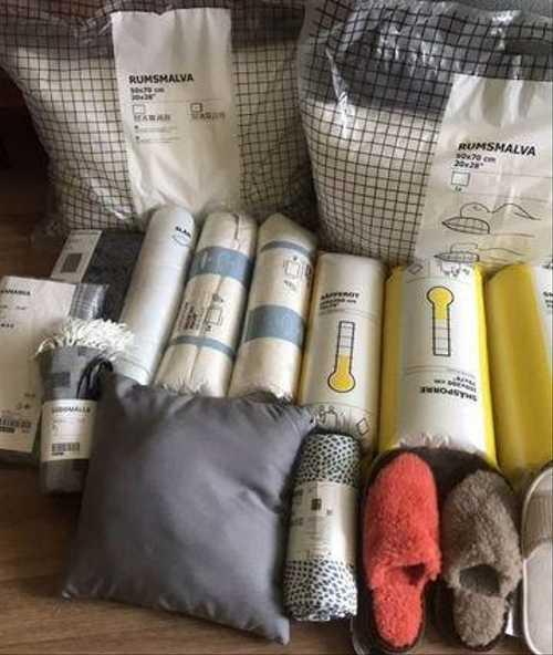 IKEA текстиль/ подушки/ одеяла/ полки/ декор