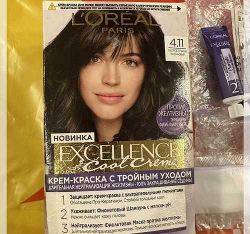 Краска для волос L'Oreal excellence 4.11