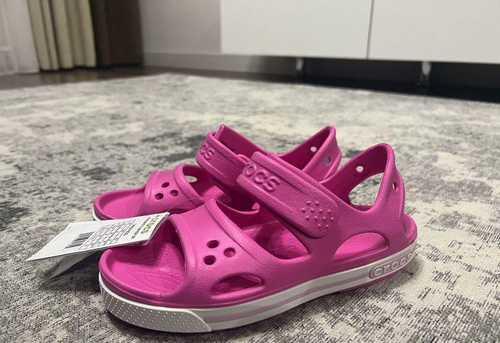 Новые crocs j2 для девочки