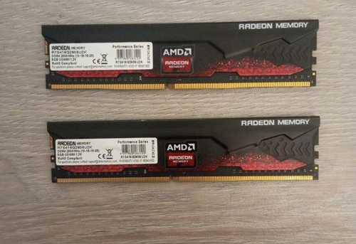 Оперативная память ddr4 8gb AMD