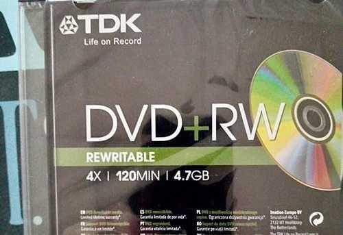 Двд диск TDK DVD+RW