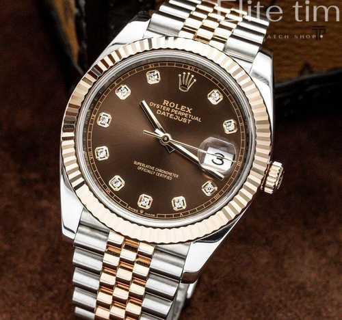 Часы Rolex Datejust 41mm Choco Люкс