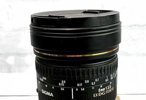 Объектив Sigma Fisheye 8mm f3.5 EX DG for Canon
