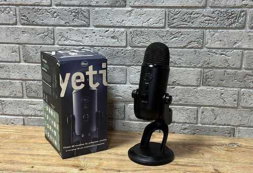 Микрофон Blue Yeti студийный, игровой