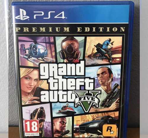 Игра для приставки GTA V premium edition