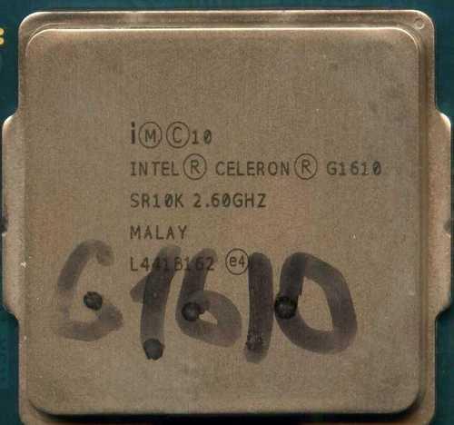 Процессор Intel Celeron G1610 2,6 GHz (Socket 1155