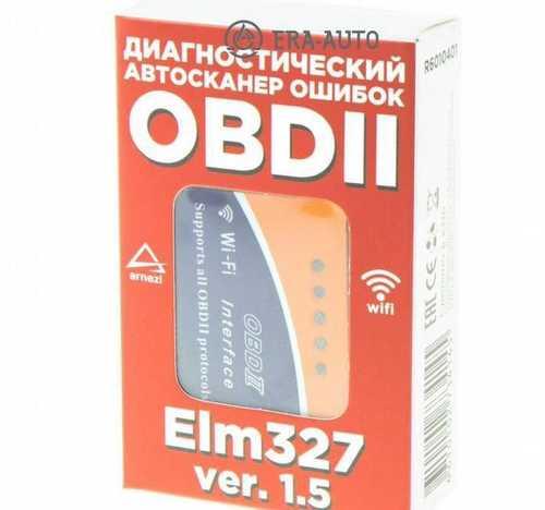 Arnezi R6010401 Автомобильный диагностический сканер obdii, ELM 327 WiFi, V1.5