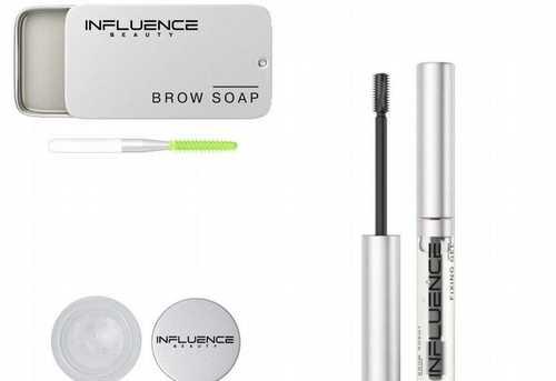 Набор гель / мыло для бровей Influence beauty