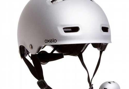 Шлем для велосипеда белый MF500 Oxelo (59-62 см)