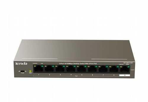 Коммутатор 9port 10/100M POE TEF1109P-8-102W tenda