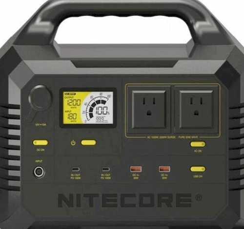 Портативная аккумуляторная электростанция nitecore NES1200