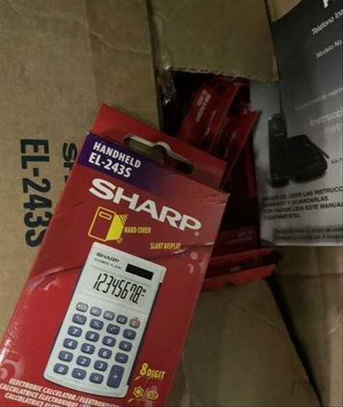Калькулятор карманный sharp el-243s