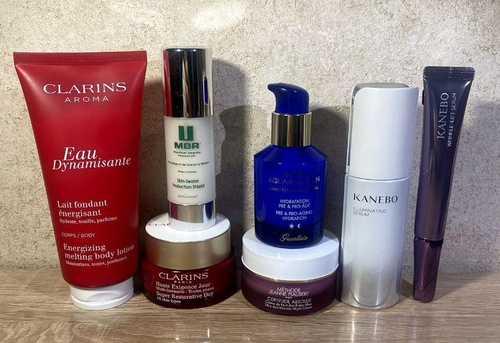 Уход clarins, MBR, Guerlain, Kanebo