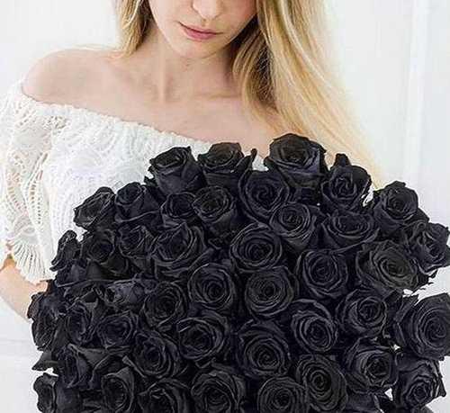 Чёрные розы Доставка цветов Букеты