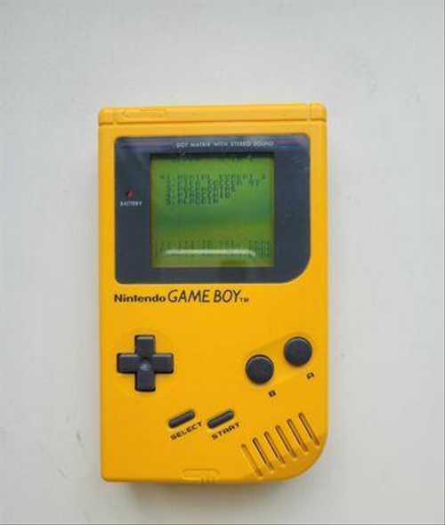 Nintendo game boy original + катриджи