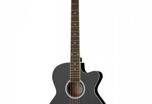 FFG-2039C-BK Акустическая гитара, черная, Foix