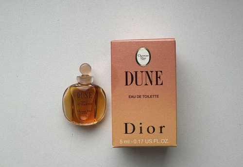 Christian dior dune 5 мл винтаж 2004
