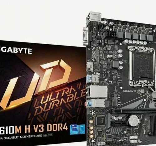 Материнская плата gigabyte H610M H V3 DDR4