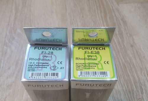 Коннекторы Furutech FI-e38(R) и FI-28 (R), пара