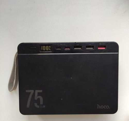 Внешний аккумулятор powerbank Hoco 75000mah