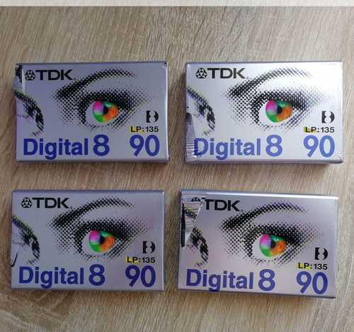 Видеокассеты TDK D8-90EB формата Digital8 (новые)