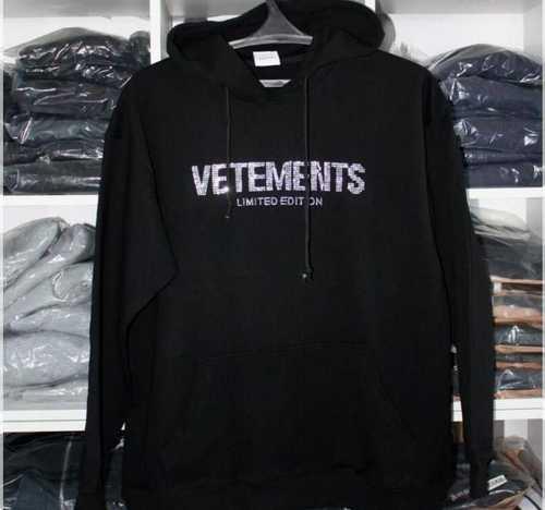 Худи Vetements со стразами vhq (Арт.25245)