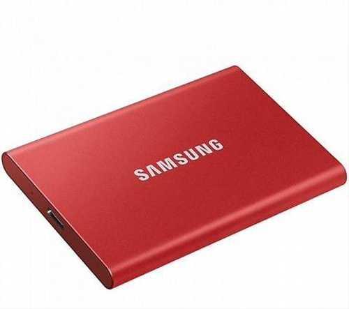 Внешний SSD Samsung 500 Gb T7 touch external Red M