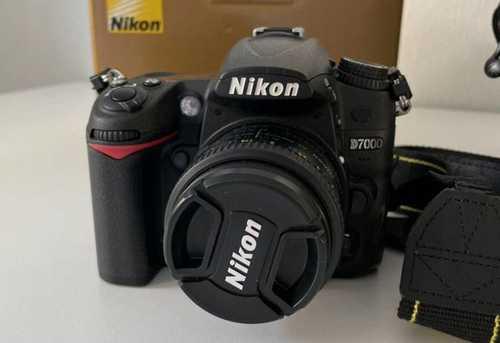Зеркальный фотоаппарат Nikon d7000 + 50mm f/1.8D
