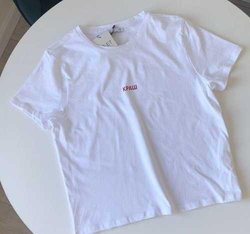 Футболка S-L новая Краш vilet zara lime