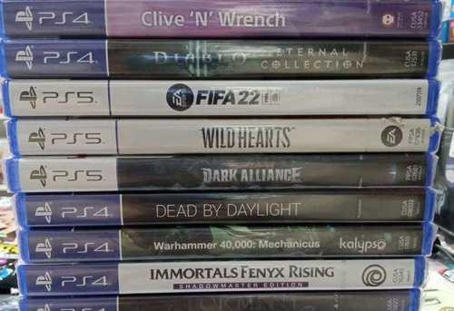 Новые и поддержанные диски ps4/ps5